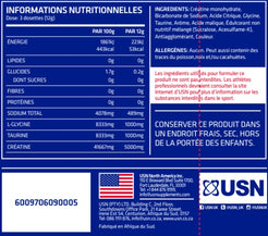 Creatine X4 USN – Créatine en capsules pour la force et la récupération ...